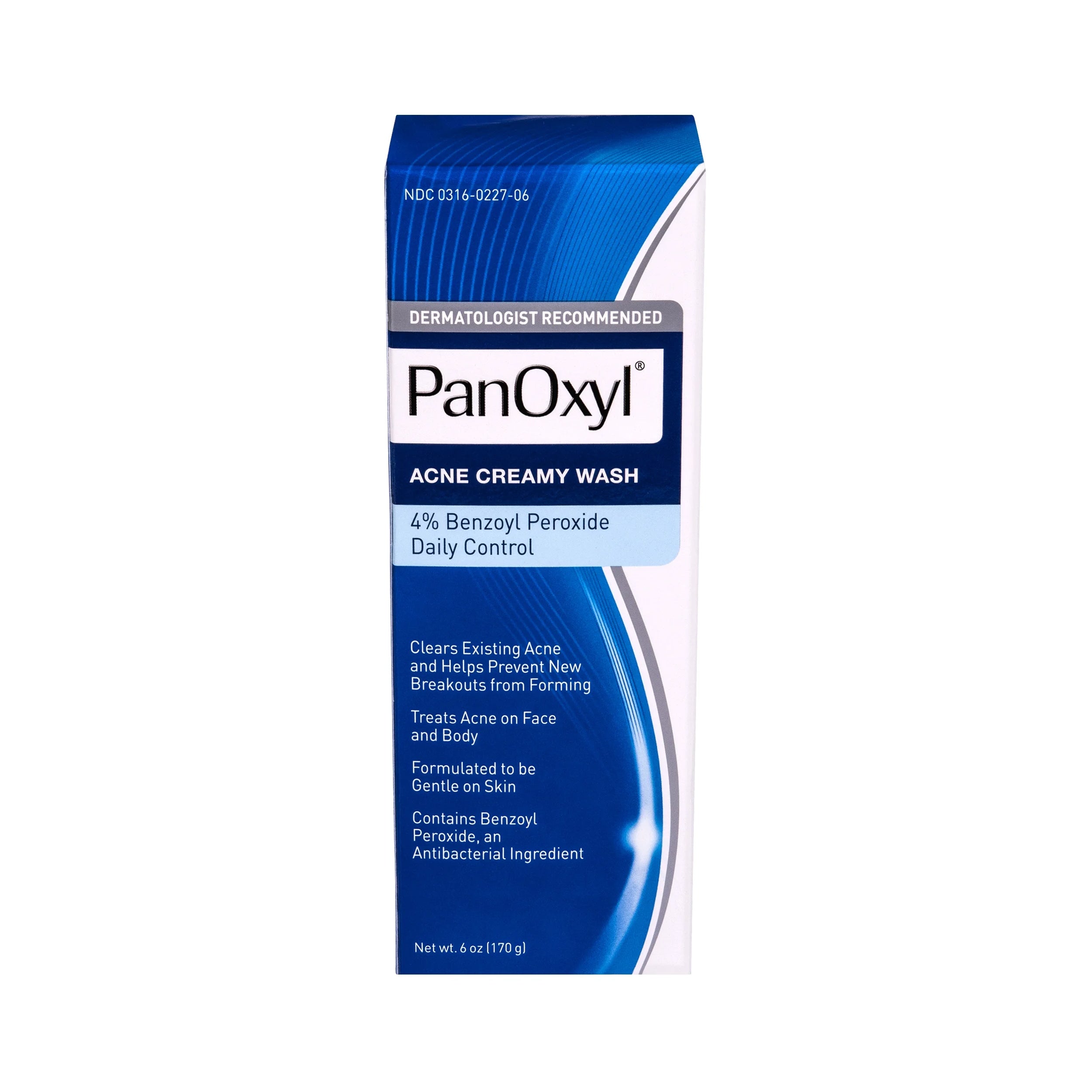 PanOxyl - Acne Creamy Wash - Benzoyl Peroxide 4% Daily Control - 170 g ...