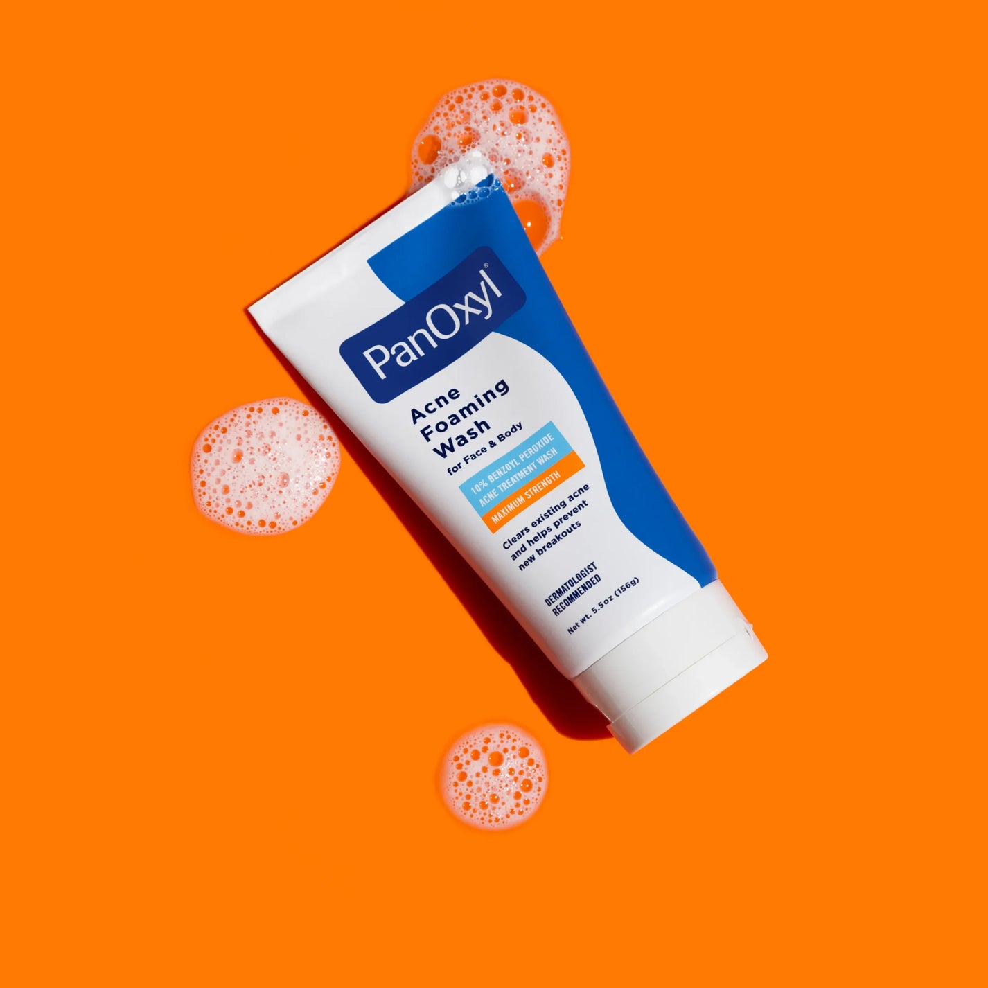 PanOxyl - Acne Foaming Wash - 10% Benzoyl Peroxide - Maximum Strength ...