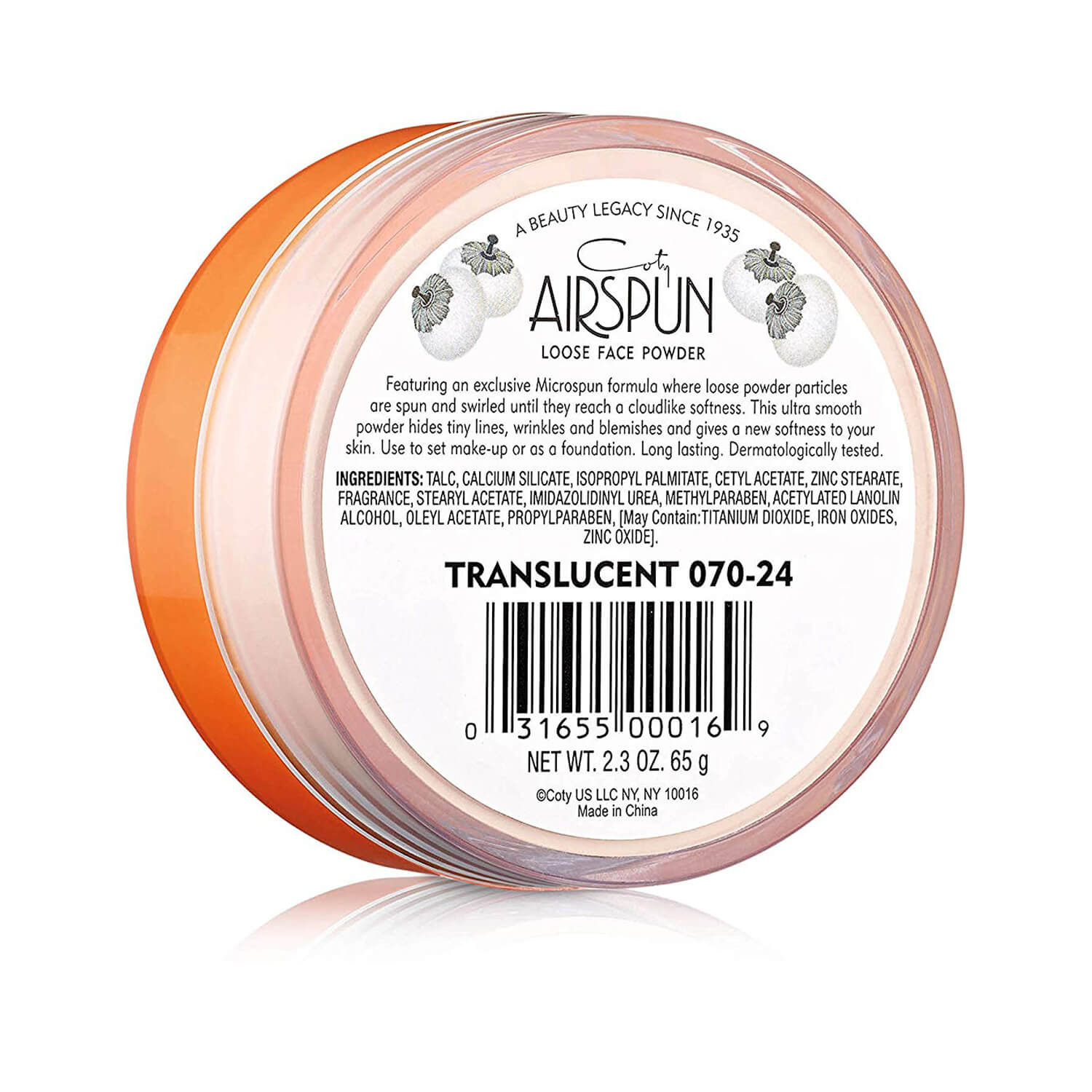 Coty Airspun - Loose Face Setting Makeup Powder - Translucent - MYQT